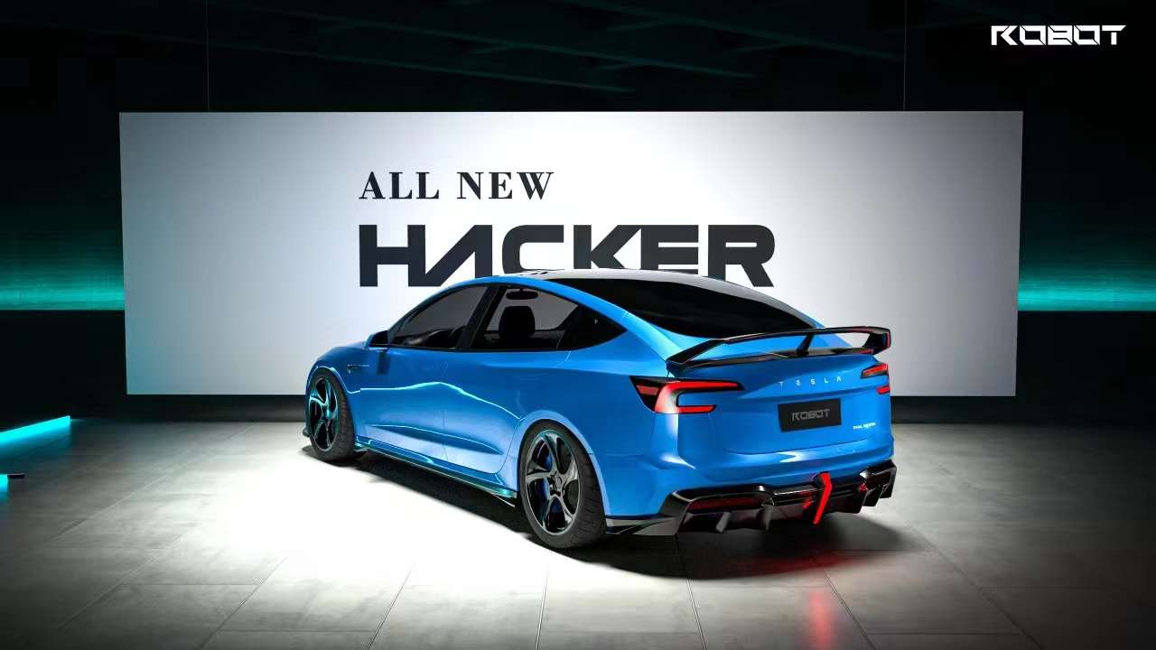 Robot Works Tesla Model 3 Highland "HACKER" Complete Body Kit – Robot ...